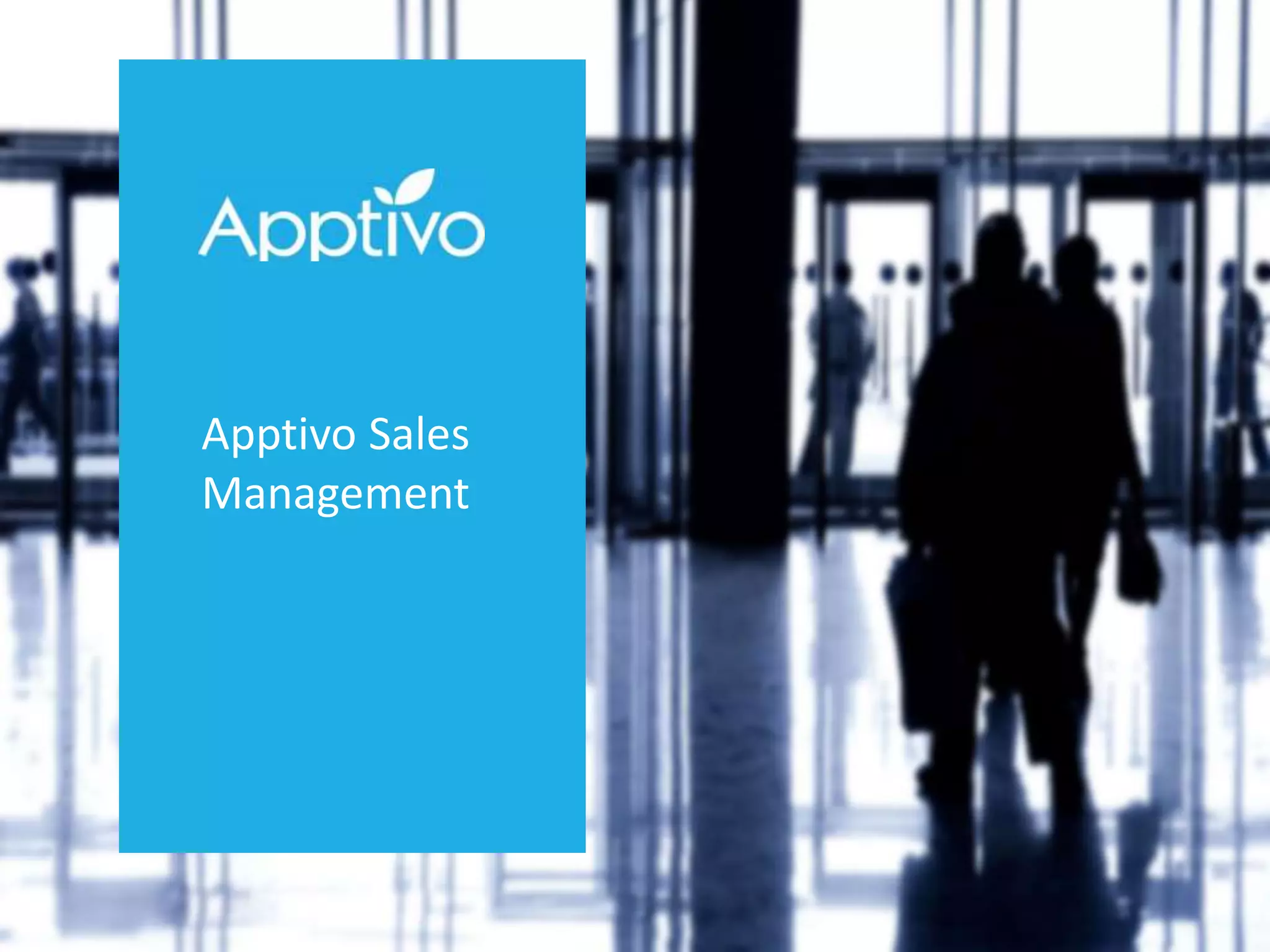 Sales Management - Apptivo | PPTX | Computer Software and Applications | Computing