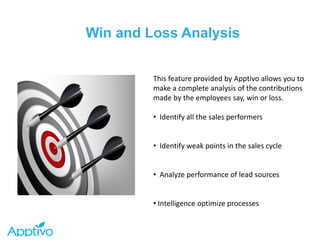 Sales Management - Apptivo | PPTX | Computer Software and Applications | Computing