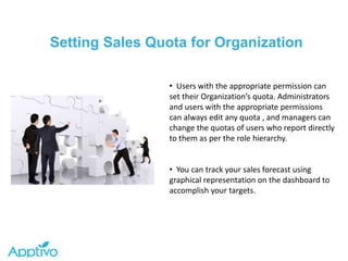 Sales Management - Apptivo | PPTX | Computer Software and Applications | Computing