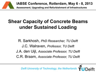 IABSE presentation on Shear Capacity of Concrete Bridges | PPT