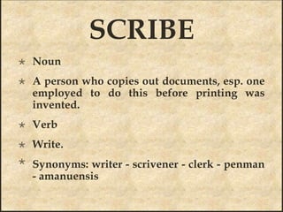 Medieval Scribes and the Art of Writing and Bookmaking - Hogarth Press ...