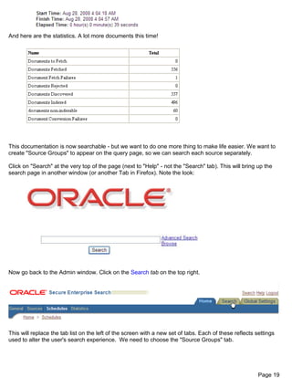 Presentation searching oracle database 11g | PDF | Search | Internet
