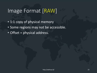 Memory Forensic - Investigating Memory Artefact | PPTX | Operating Systems | Computer Software ...