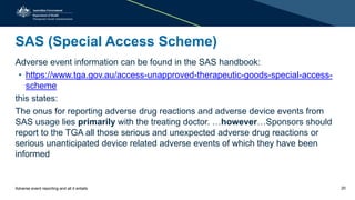 Presentation: Medical Devices: how to stay included workshop - Adverse ...