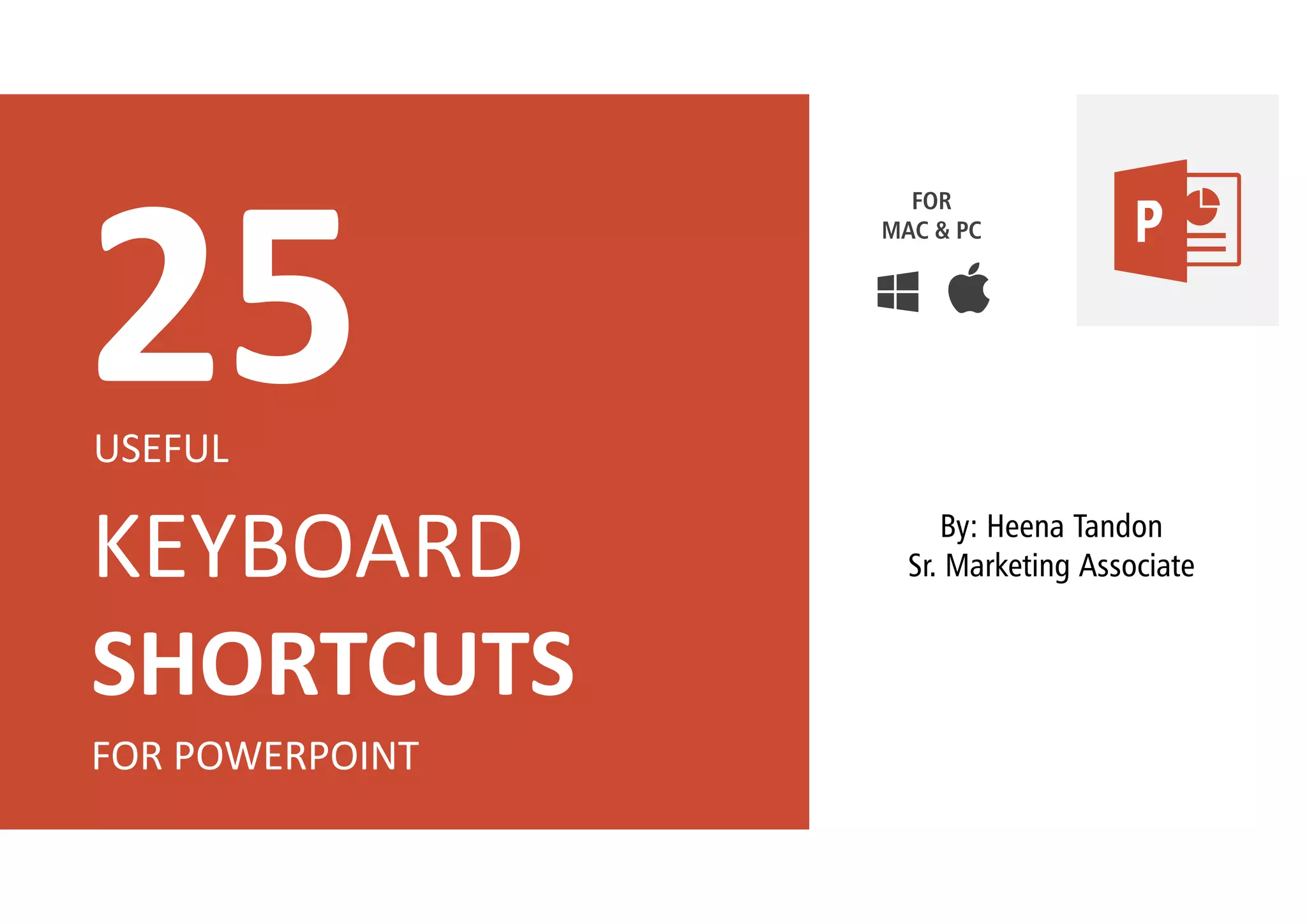 Bird-eye View of Presentation shortcuts | PDF