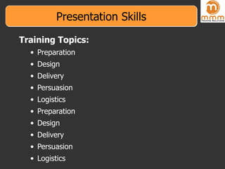 Presentation Skills | PPT | Desktop Publishing | Computer Software and ...