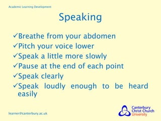 Presentation skills | PPT