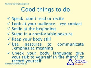 Presentation skills | PPT