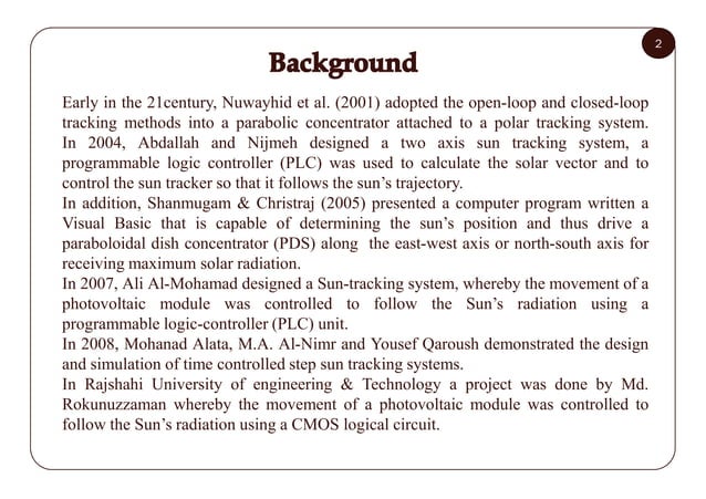 Design And Construction Of Automatic Dual Axis Solar Tracking System Using Light Dependent