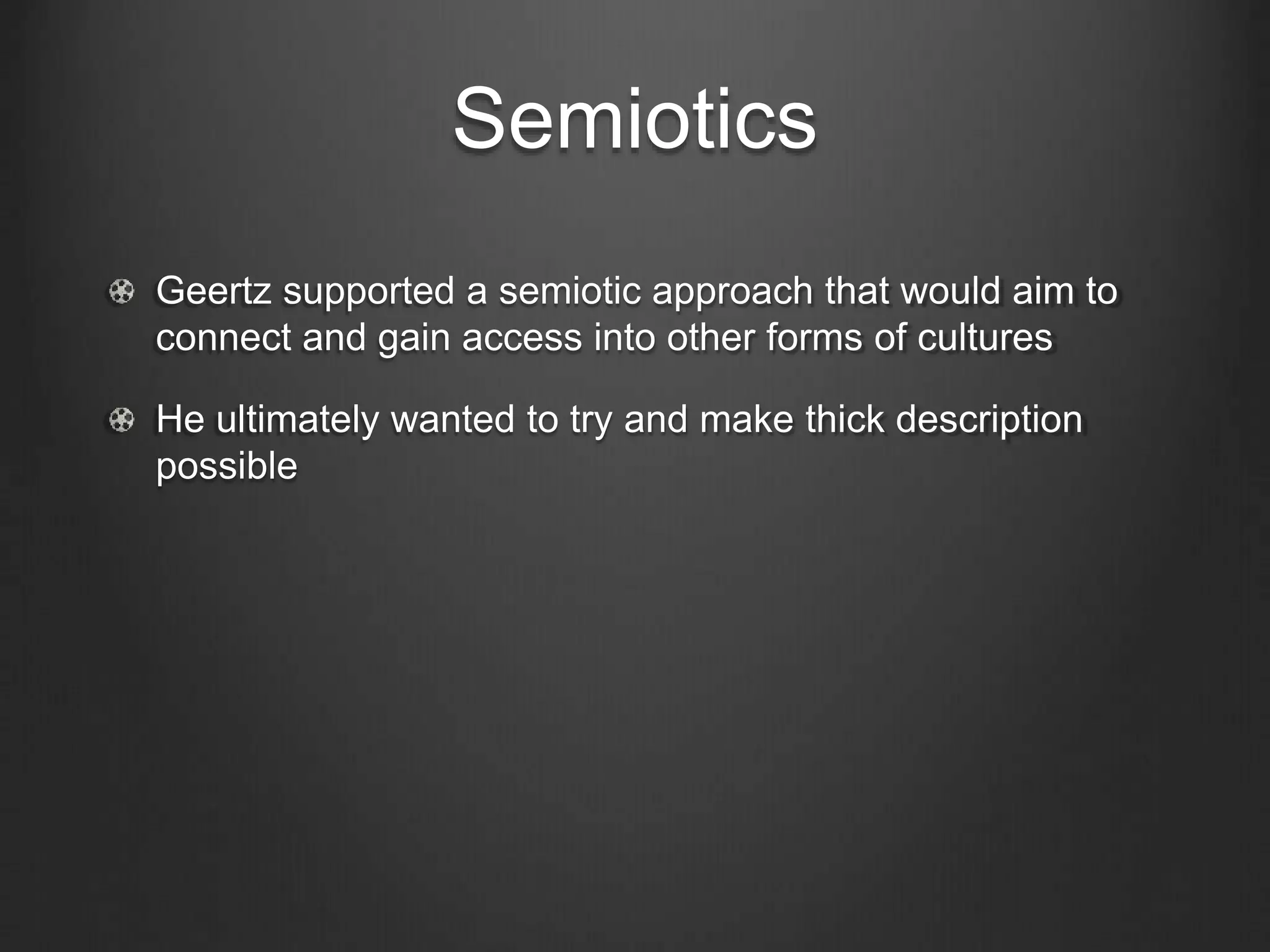 Key Points of Geertz | PPTX