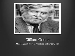 Key Points of Geertz | PPTX