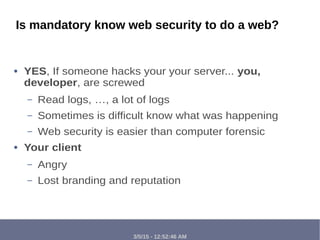 Web Security attacks and defense | PPT