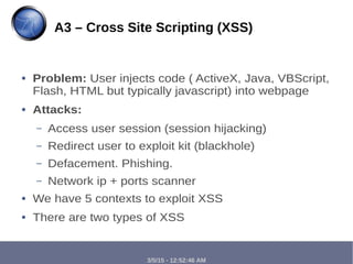 Web Security attacks and defense | PPT