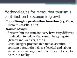 Tourism and economic growth | PDF