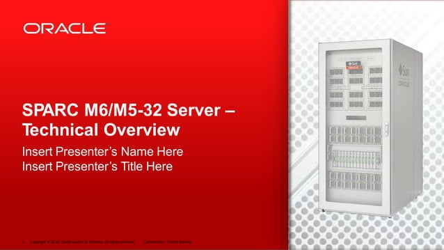 Presentation Sparc M6 M5 32 Server Technical Overview Pptx Operating Systems Computer