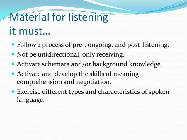 Presentation speaking and listening | PPTX