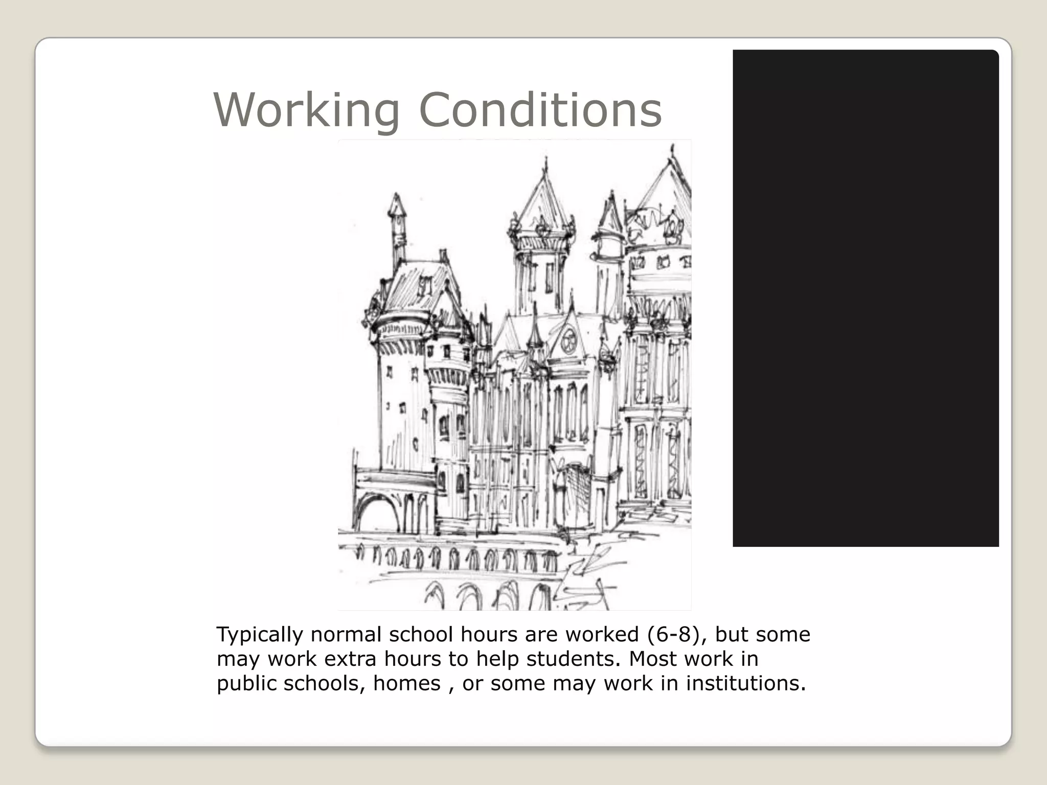 Presentation special education teacher | PPTX