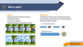Agile Development and Implementing Scrum | PPTX