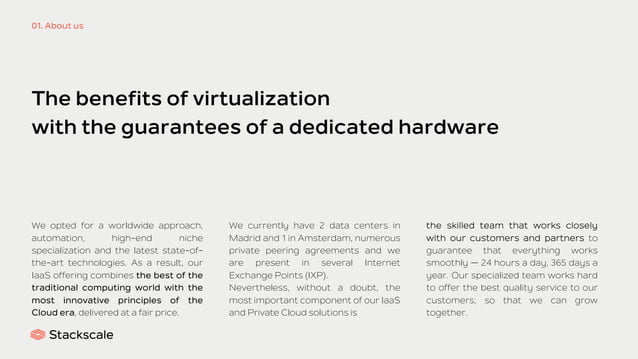 Stackscale Infrastructure Bare Metal And Private Cloud Ppt