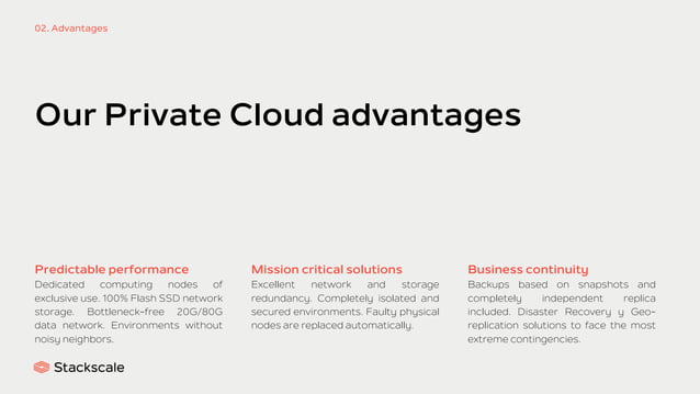 Stackscale Infrastructure Bare Metal And Private Cloud Ppt