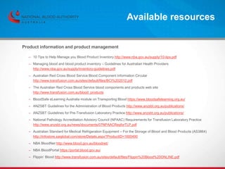 blood standardquality | PPT