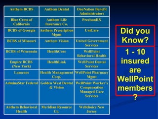 Presentation_ Strategic Planning Wellpoint.ppt