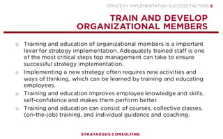 Presentation | Strategy Implementation Success Factors | PDF