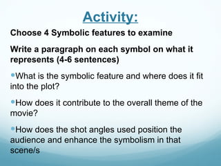 Symbolism in Films PowerPoint | PPT