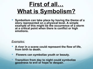 Symbolism in Films PowerPoint | PPT