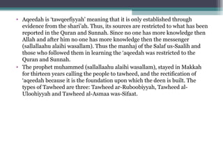 Presentation Tawheed 101 Complete | PPT