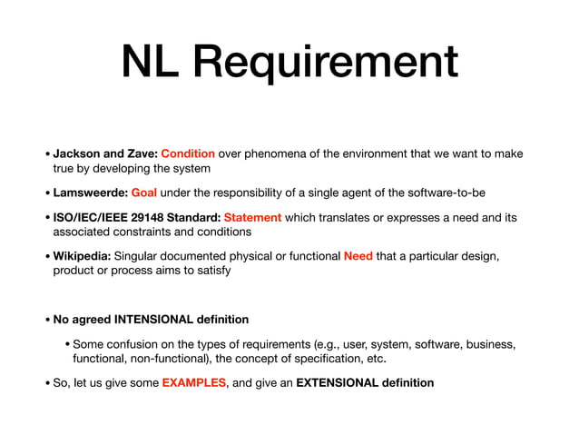 Natural Language Processing (NLP) for Requirements Engineering (RE): an ...