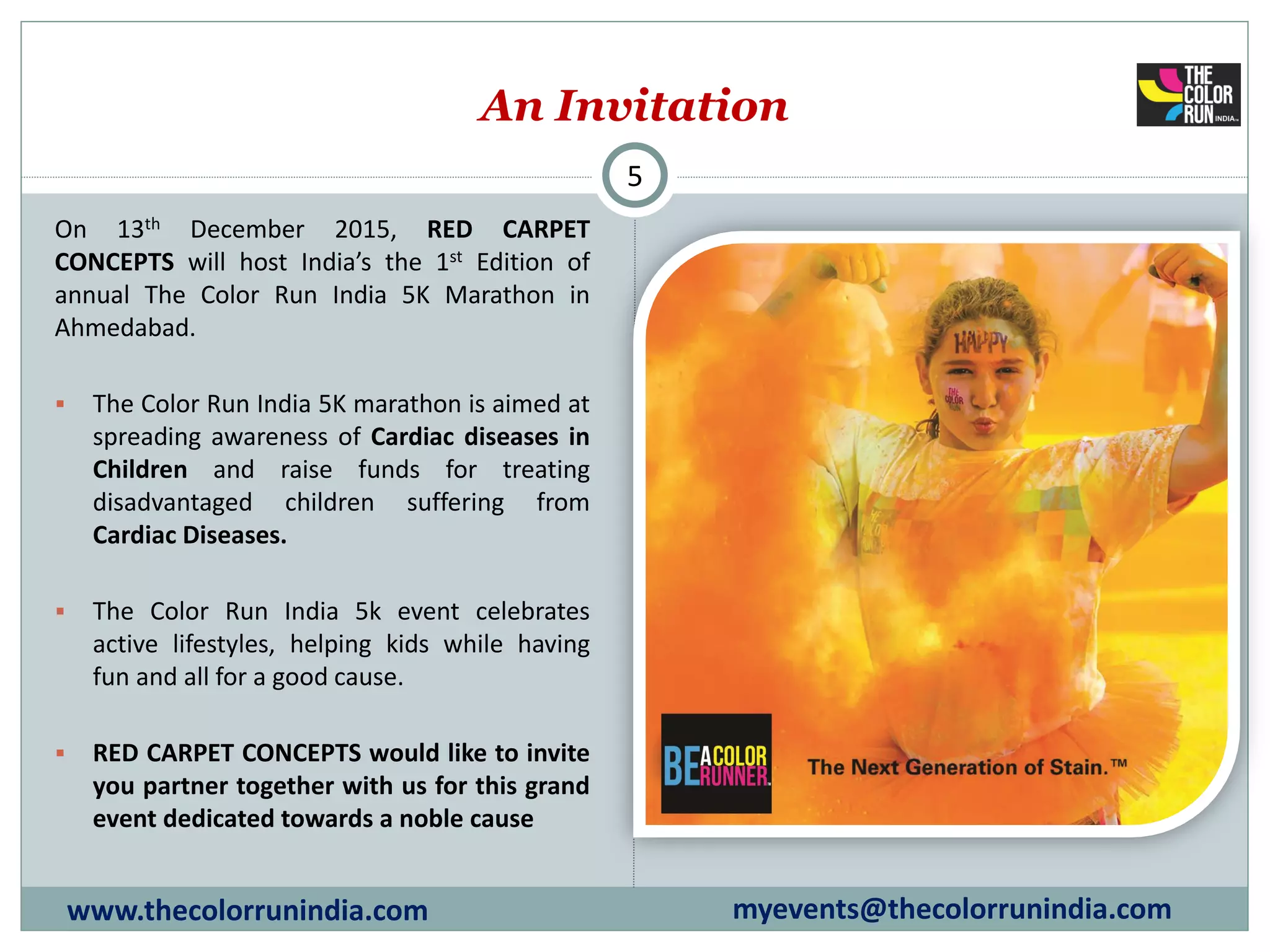 The Color Run Ahmedabad | PPT