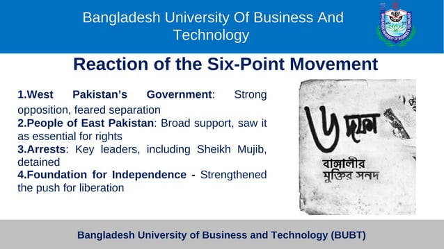 SIX POINT MOVEMENT WITH SIGNIFICANT AND REACTION | PPT