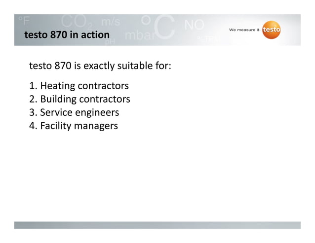 The new thermal imager: testo 870. We bet you can’t get better than ...