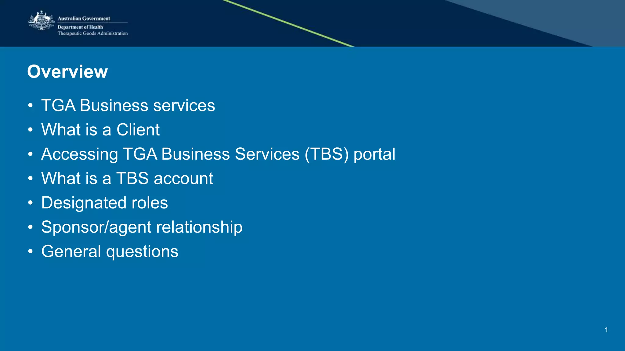 Presentation: TGA Business Services | PPTX