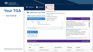 Presentation: TGA business services improvements: From eBS to TBS | PPTX