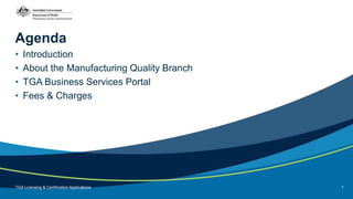 TGA Licensing & Certification Applications: TGA Business Services ...