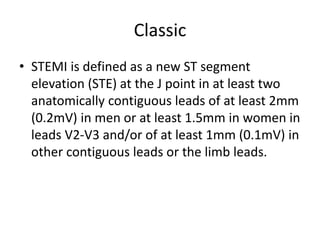Presentation the electrocardiogram in the acs patient | PPT