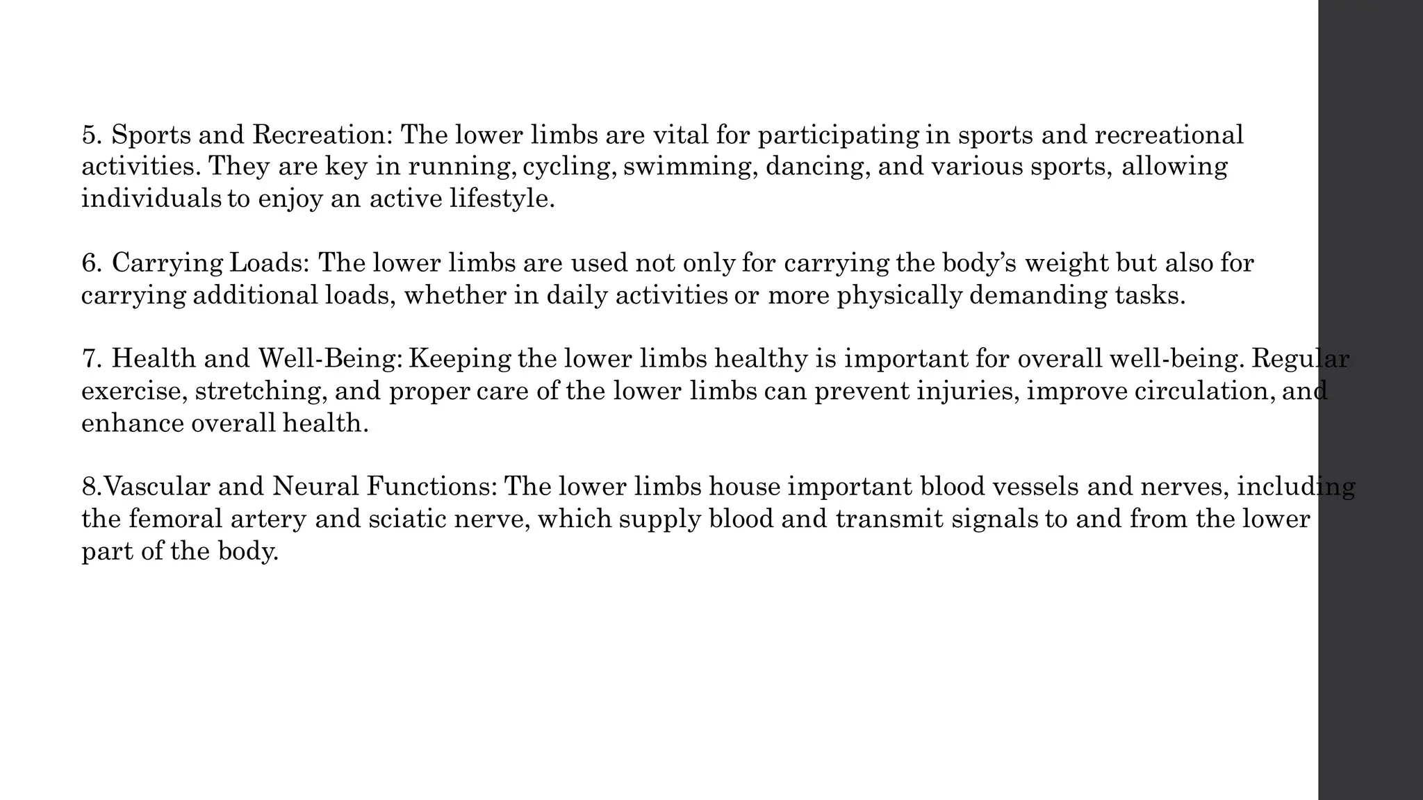 Presentation - The Lower limb presentation about lower limb anatomy ...