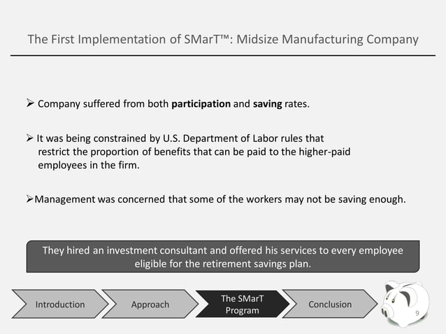 Save More Tomorrow™ Plan Presentation | PDF | Retirement Planning ...