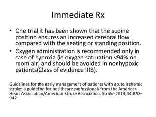 transient ischemic attacks- advances in diagnosis & mx | PPT