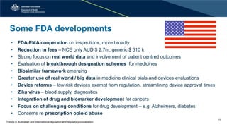 Presentation Trends in Australian and international regulation and ...