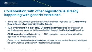 Presentation Trends in Australian and international regulation and ...