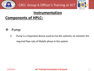 Presentation of HPLC | PPTX