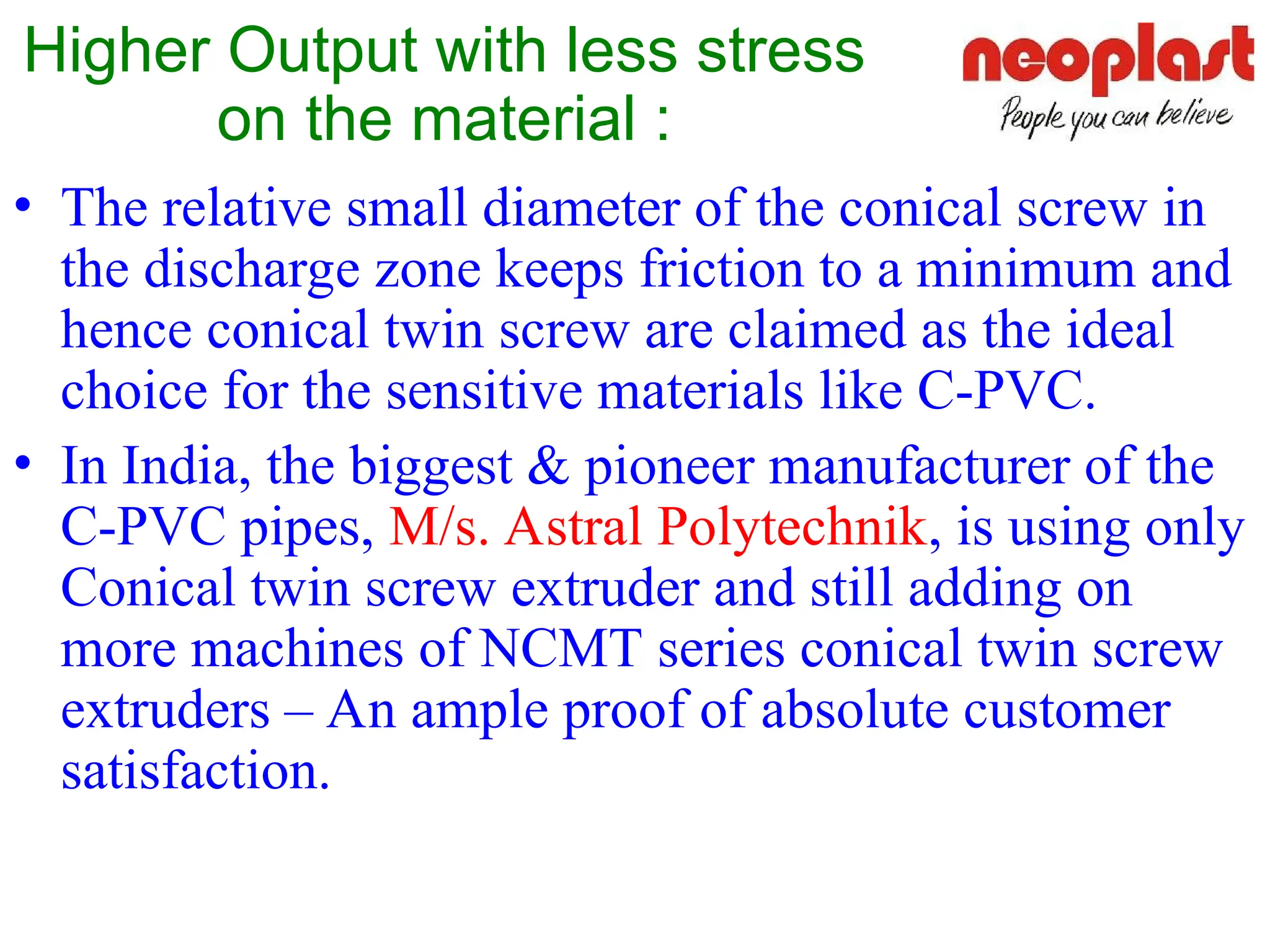 Presentation - Twin Screw Extrusion Lines.ppt