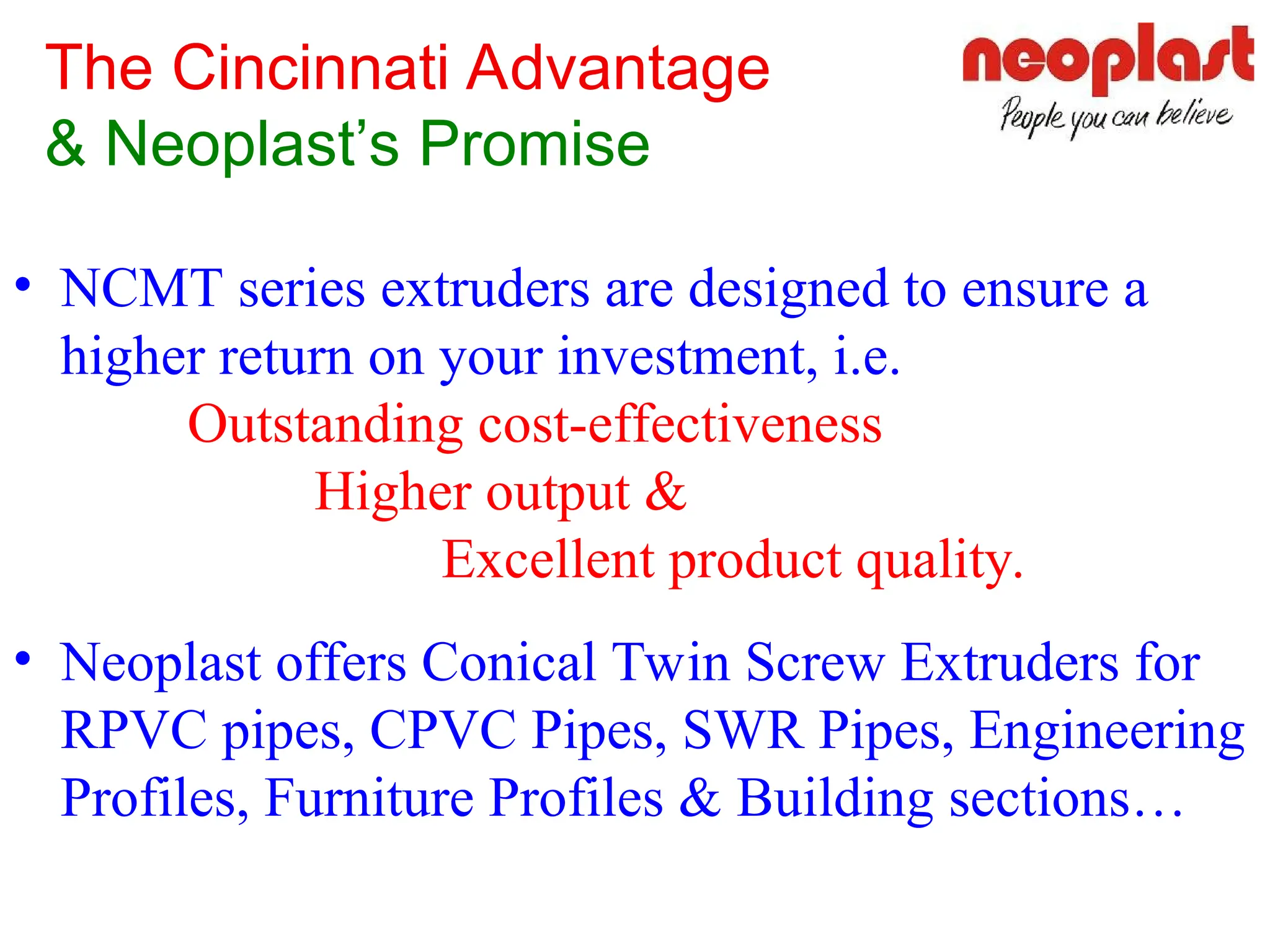 Presentation - Twin Screw Extrusion Lines.ppt