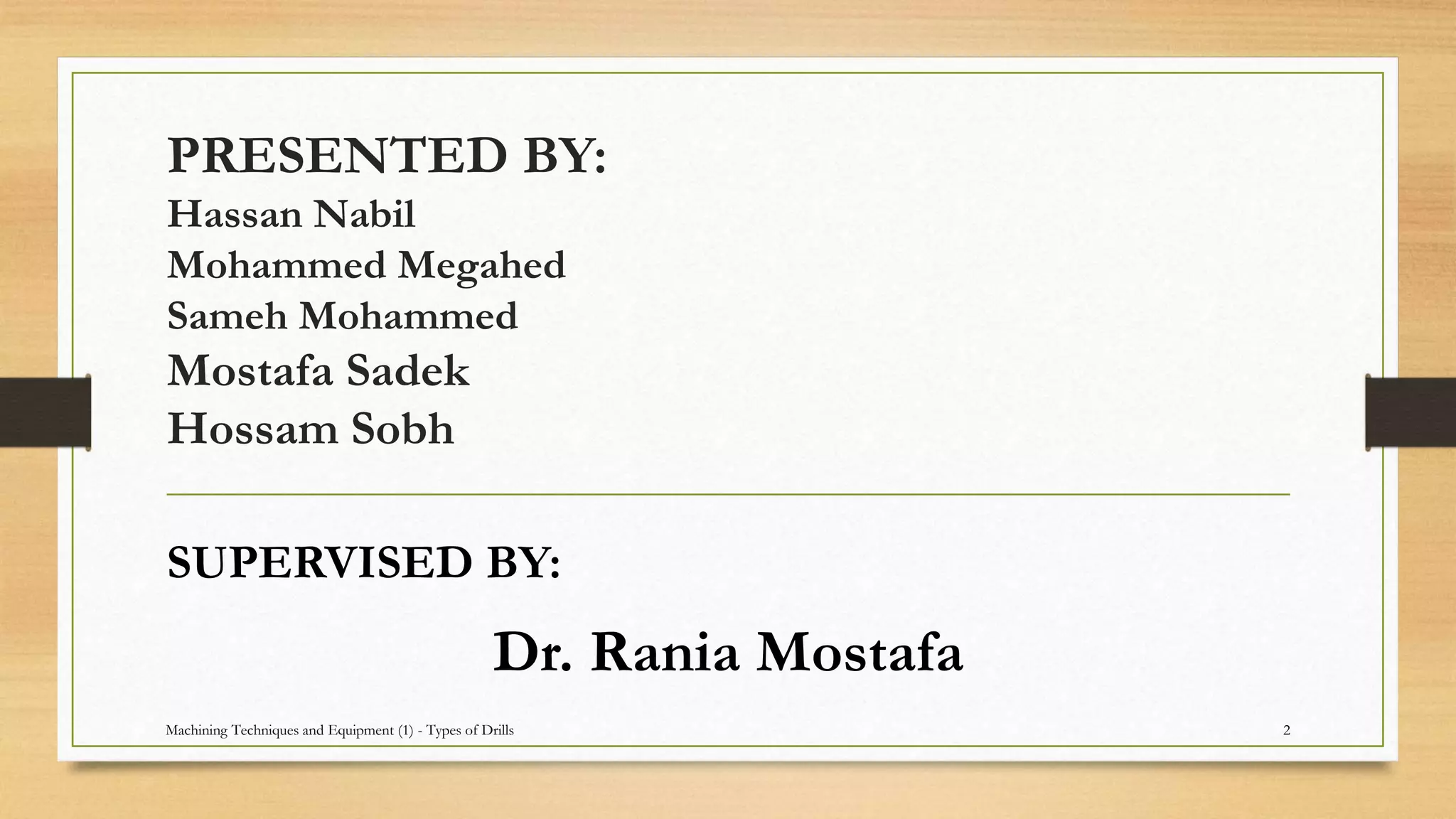 Type of drills | PPTX