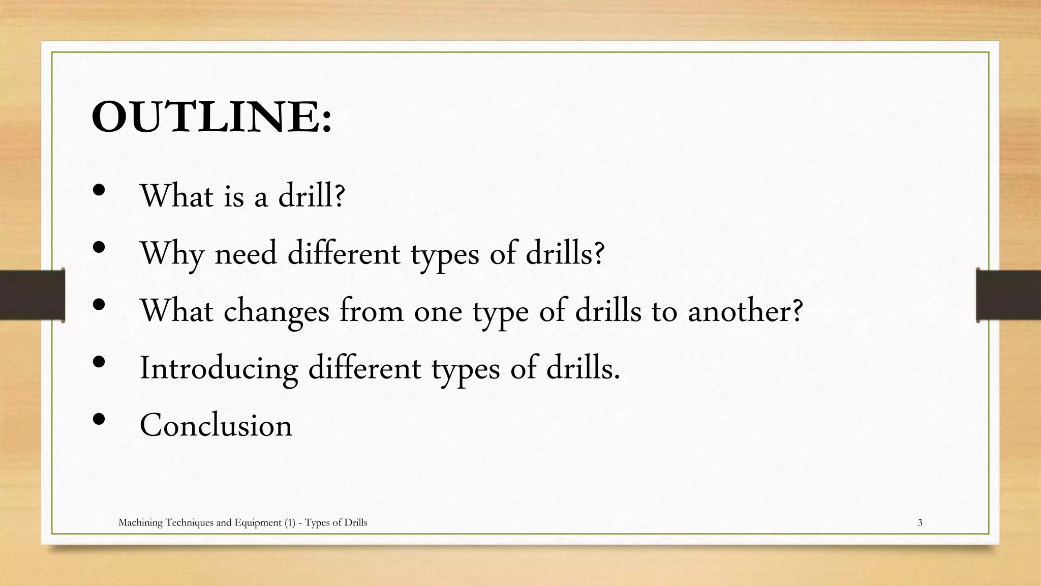 Type of drills | PPTX