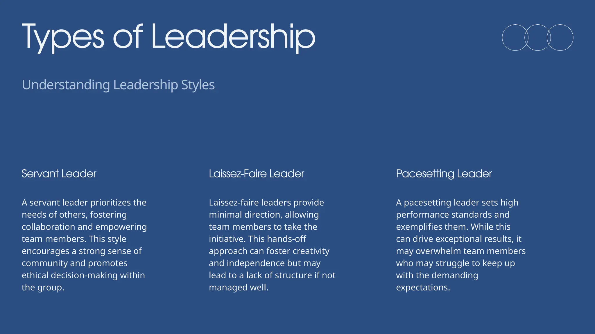Types of Leaders - Leadership Training Must Know | PPTX