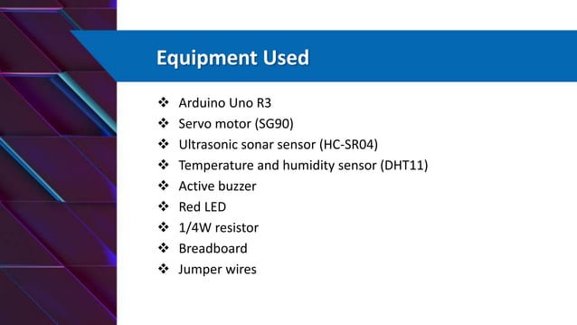 Intruder Detection System Using Arduino Ppt Presentation Cse Pptx